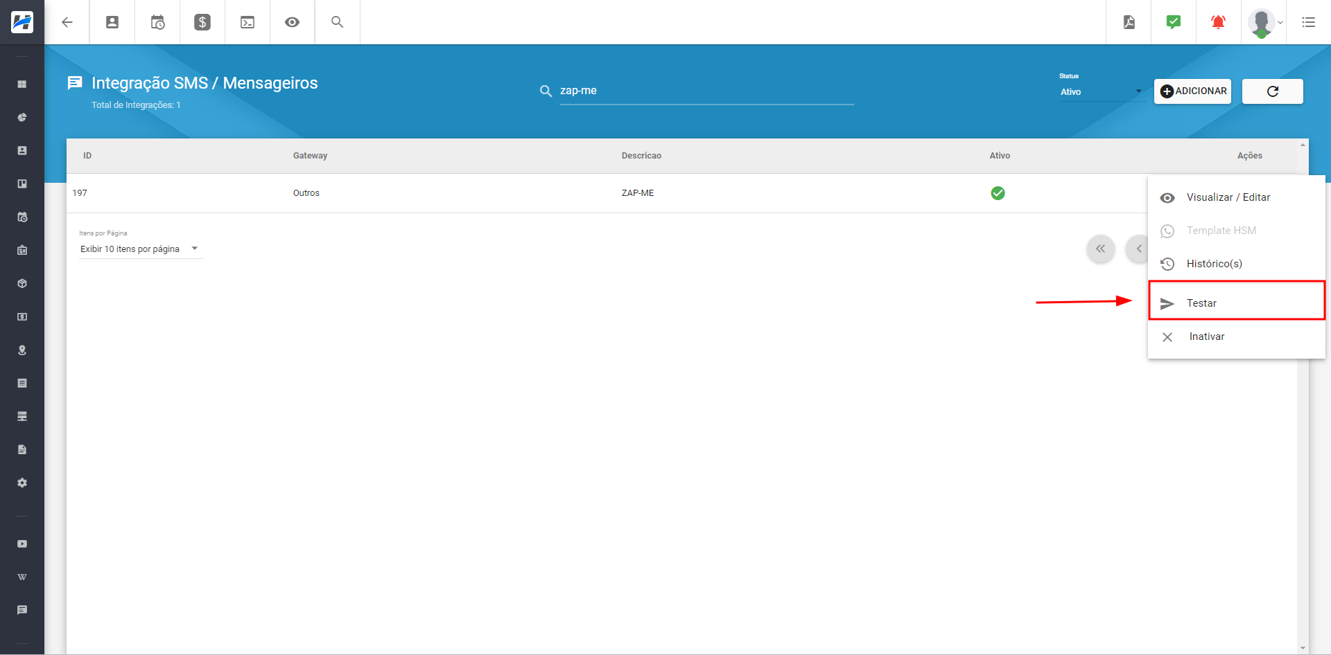 ZAP-ME | Wiki HubSoft