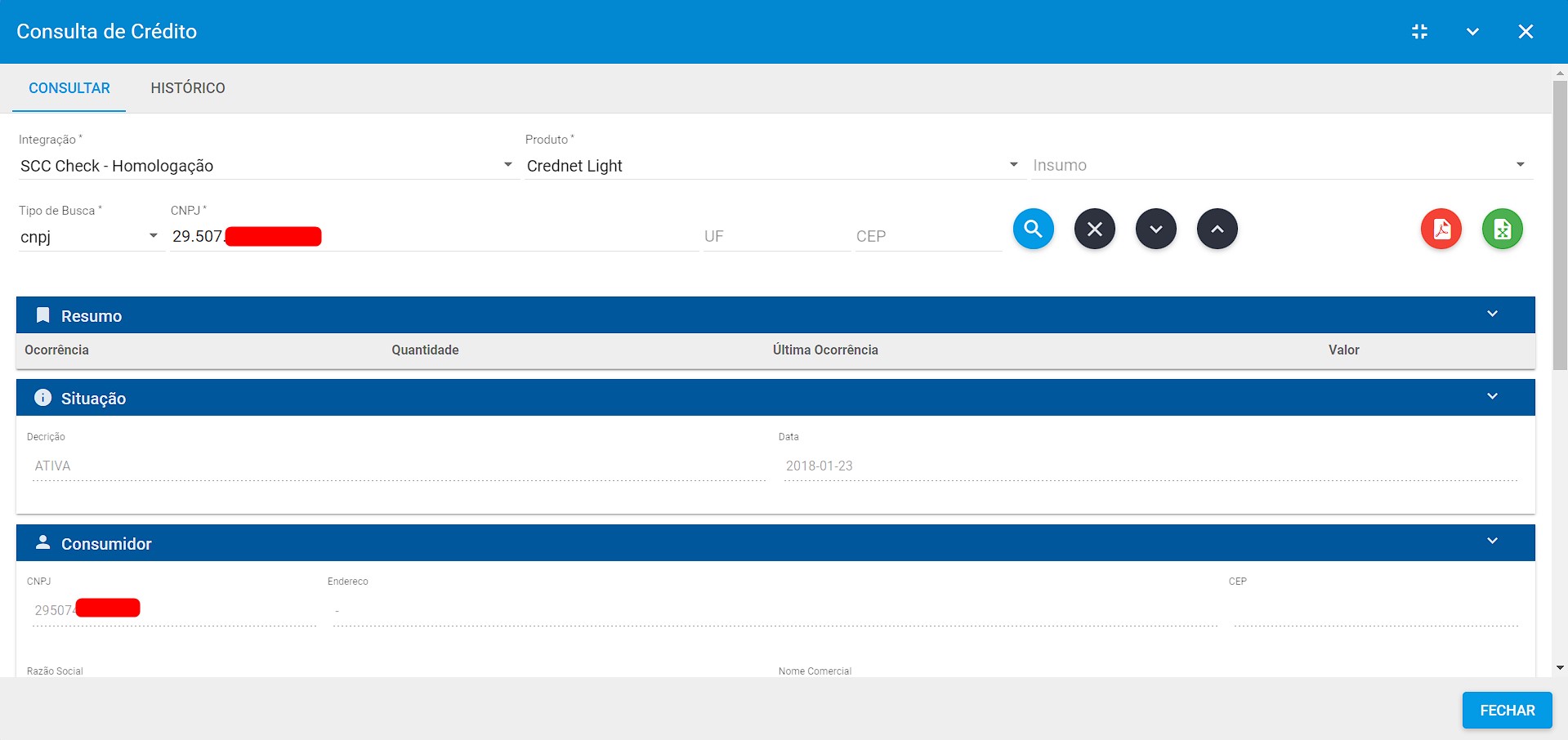 SCC Check - Serasa | Wiki HubSoft