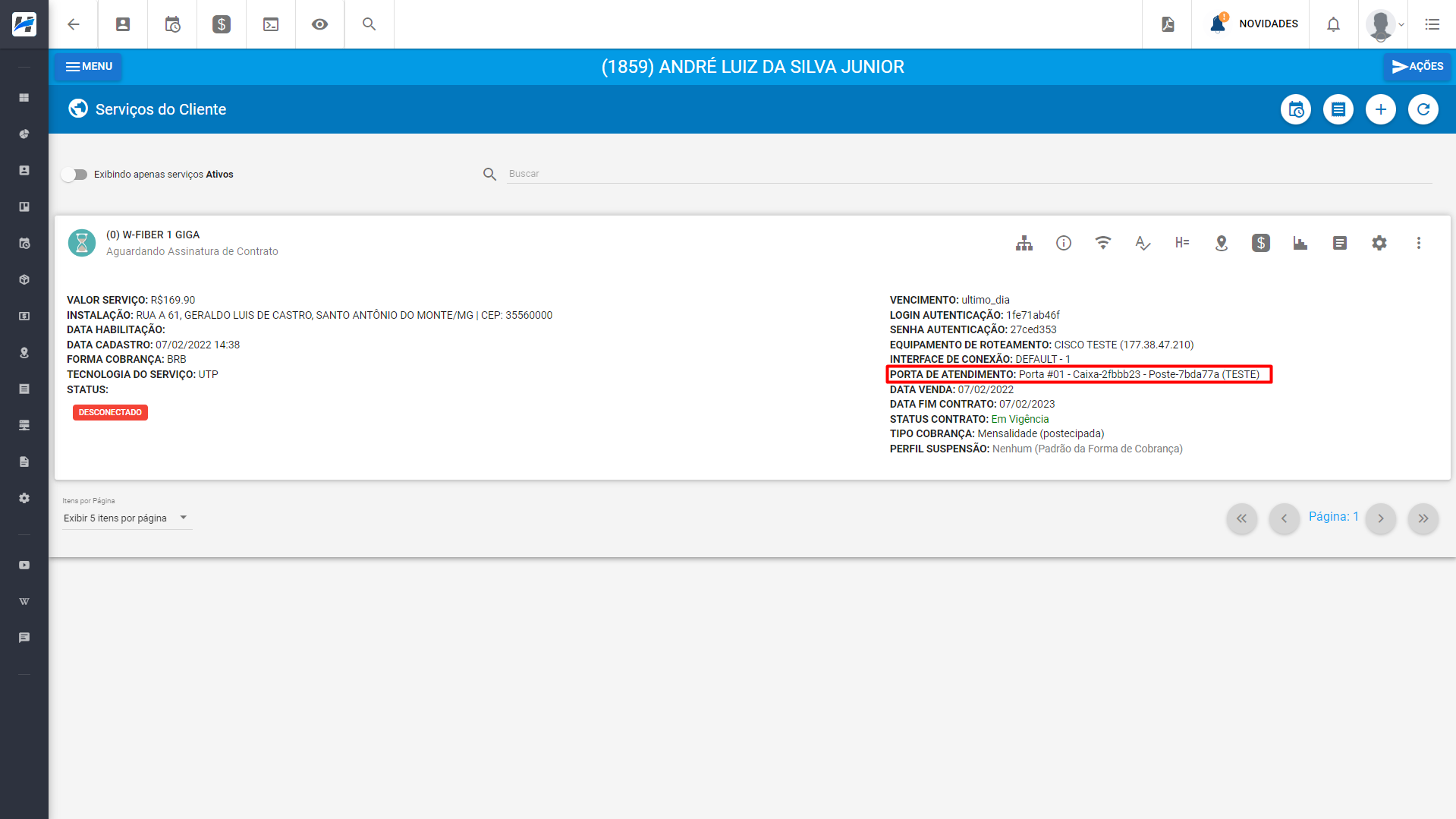 Projetos | Wiki HubSoft