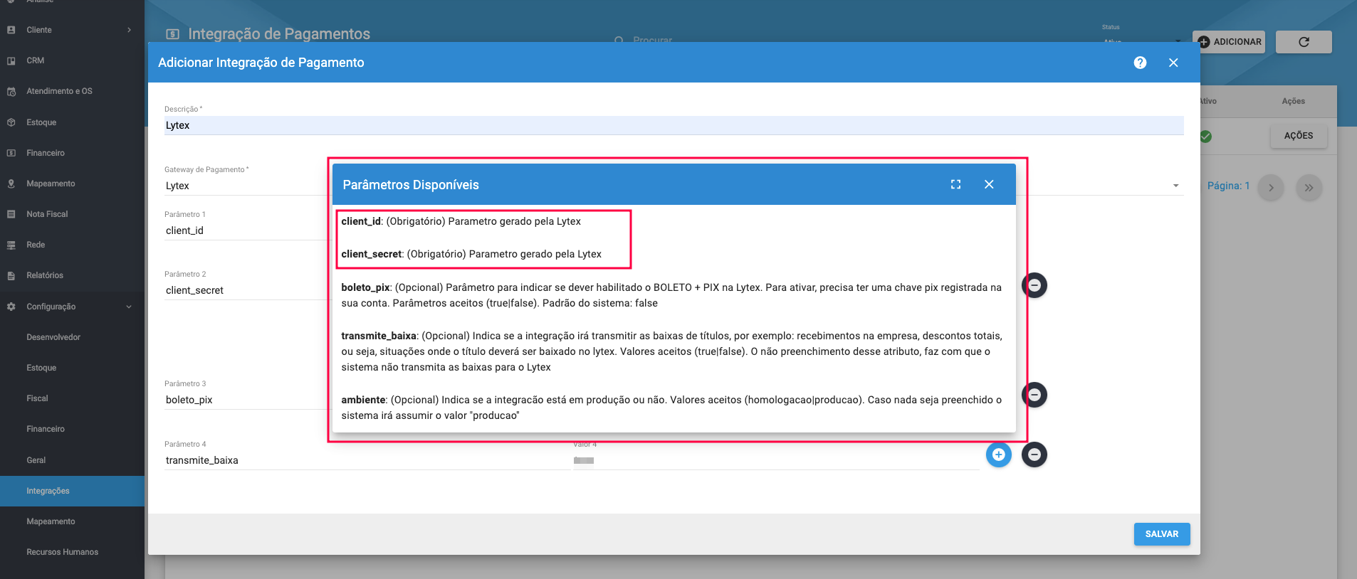 Lytex | Wiki HubSoft