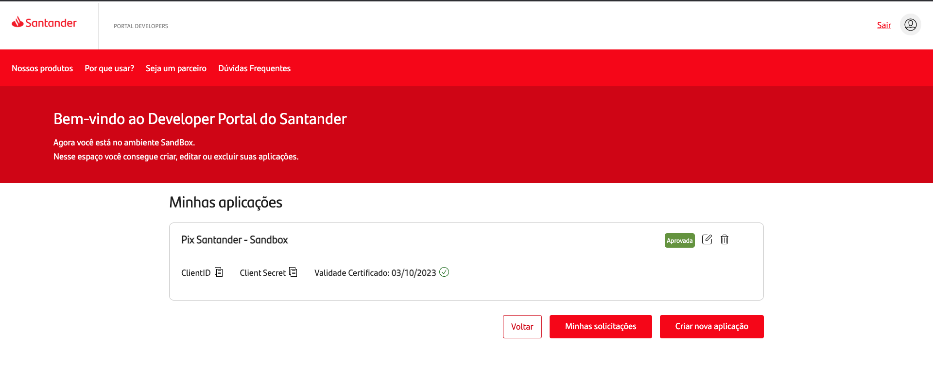 Integração PIX – Santander | Wiki HubSoft