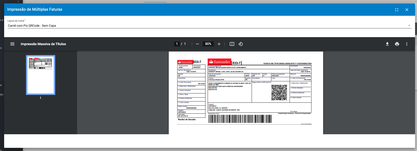 Integração PIX – Santander | Wiki HubSoft