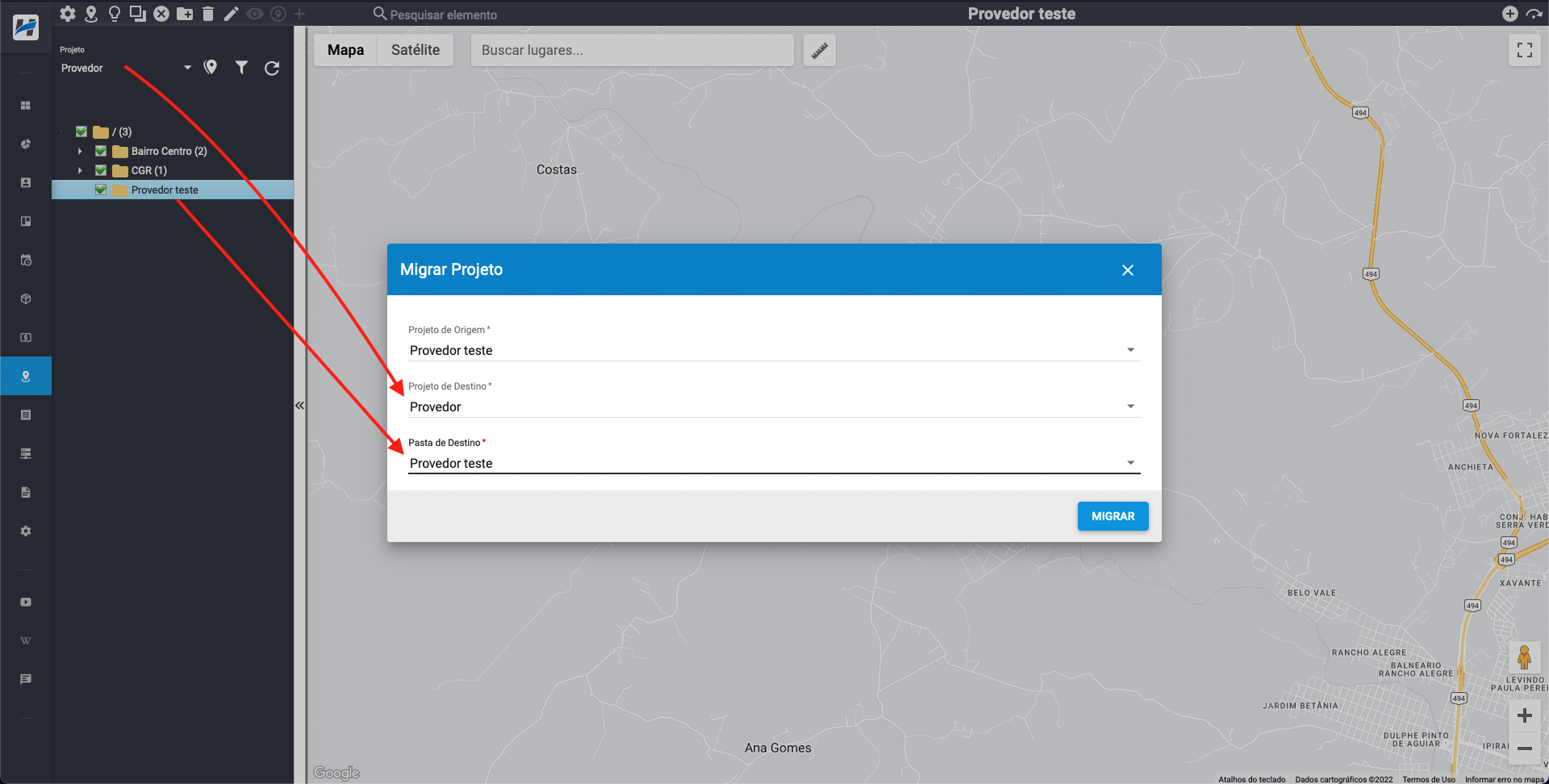 Projetos | Wiki HubSoft