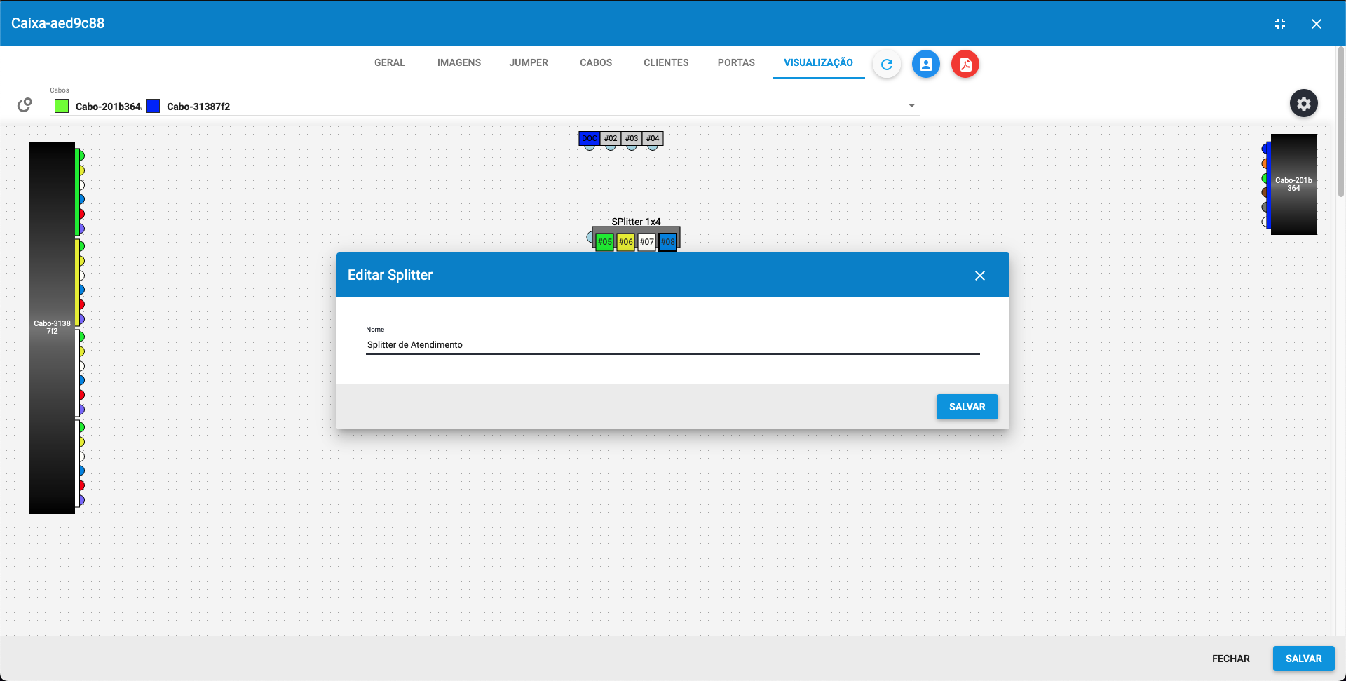 Caixas Ópticas (Projeto mapeamento) | Wiki HubSoft