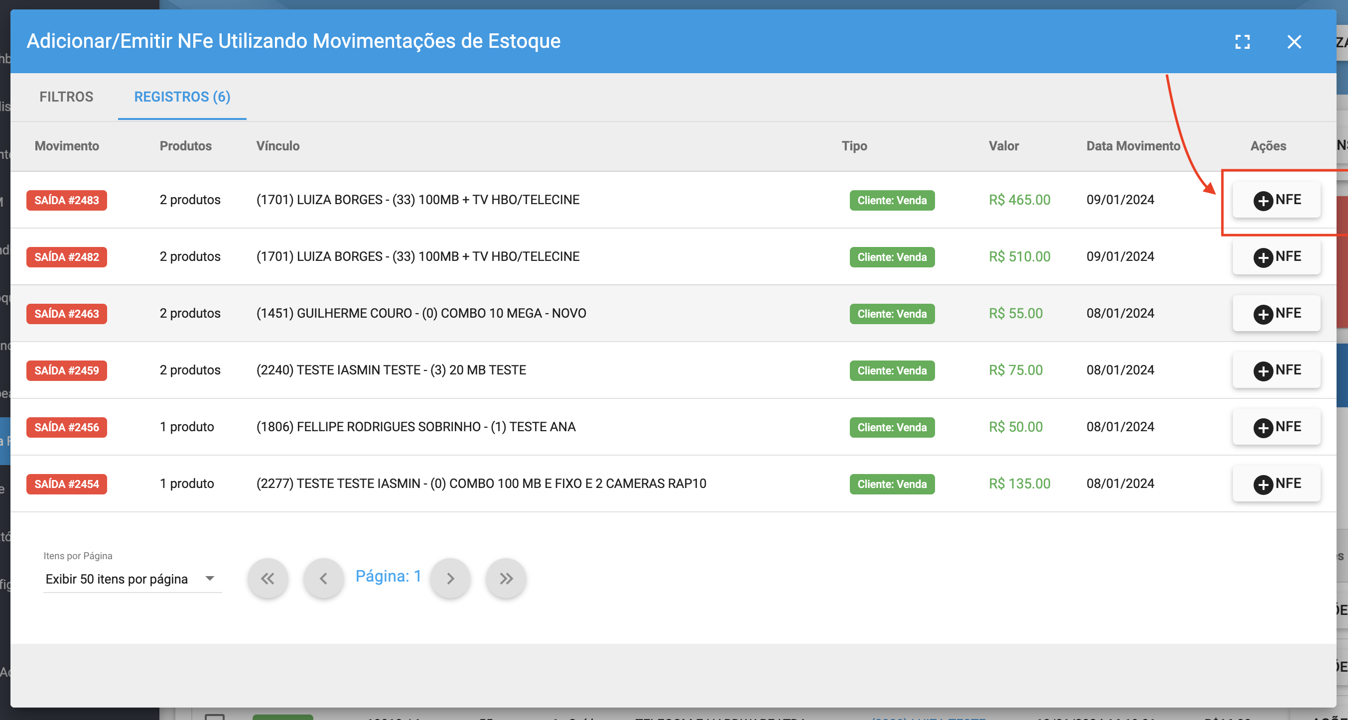 NFe - Nota Fiscal Eletrônica | Wiki HubSoft