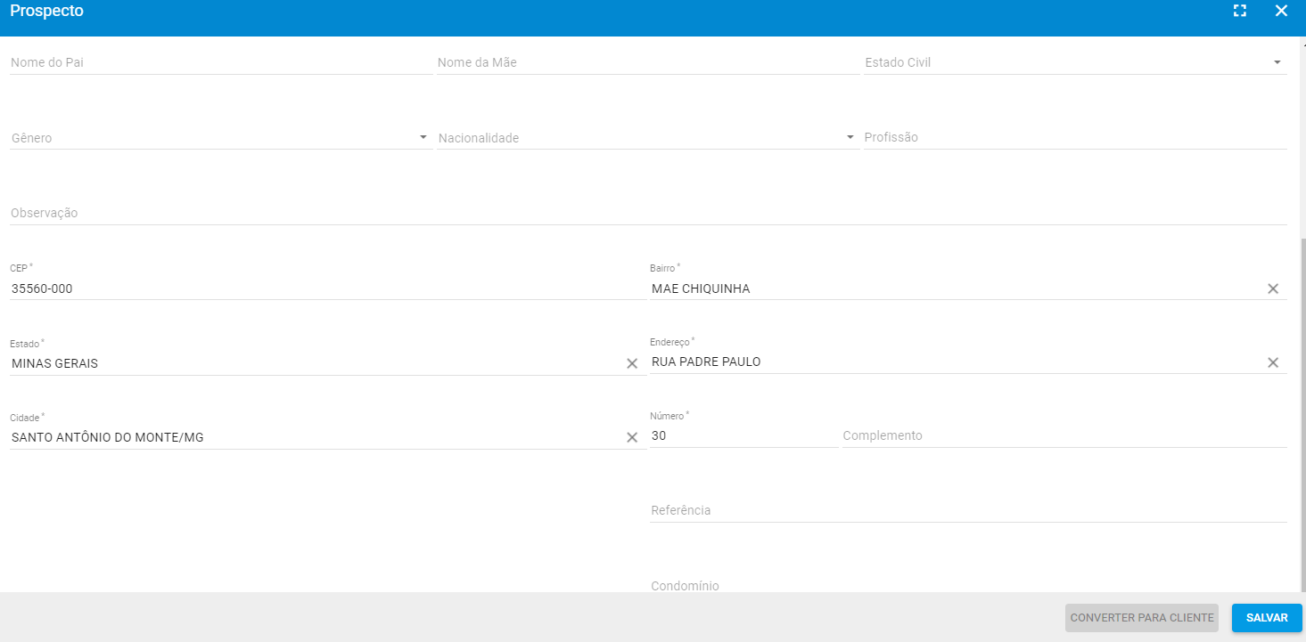Prospectos | Wiki HubSoft