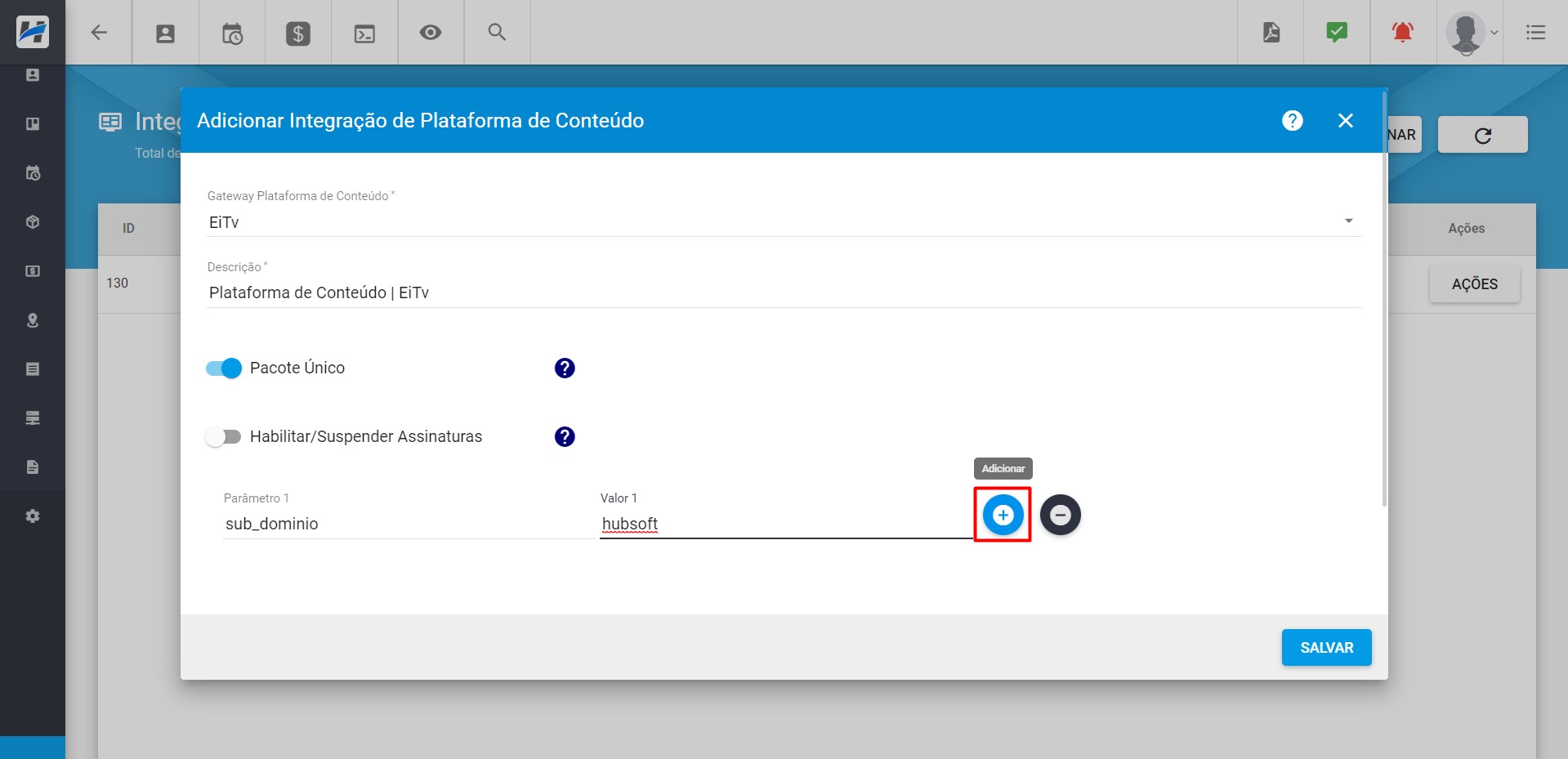 Plataforma de Conteúdo - EiTV | Wiki HubSoft
